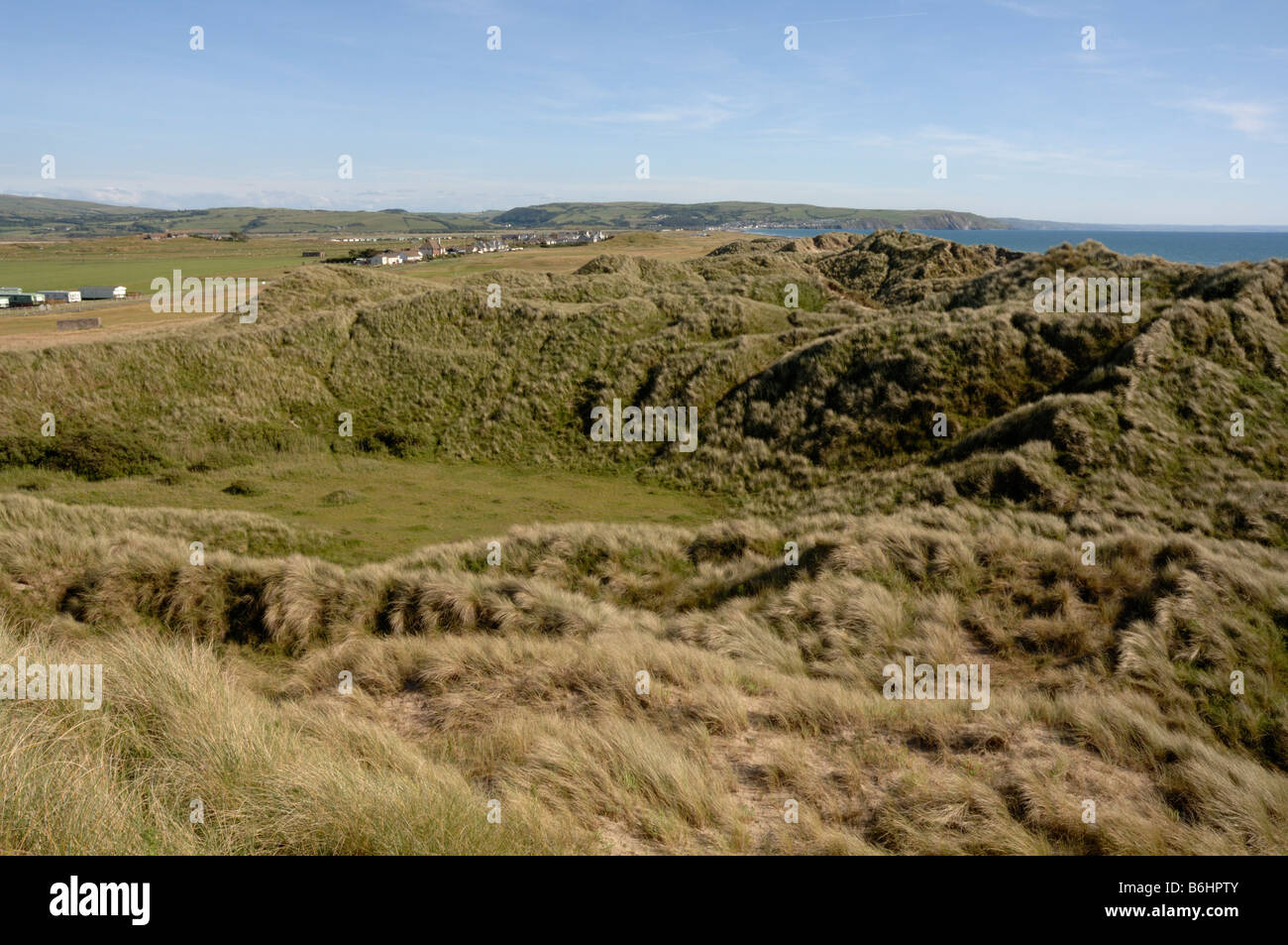 Ynyslas dunes National Nature Reserve Ceredigion Wales UK Europe Stock ...