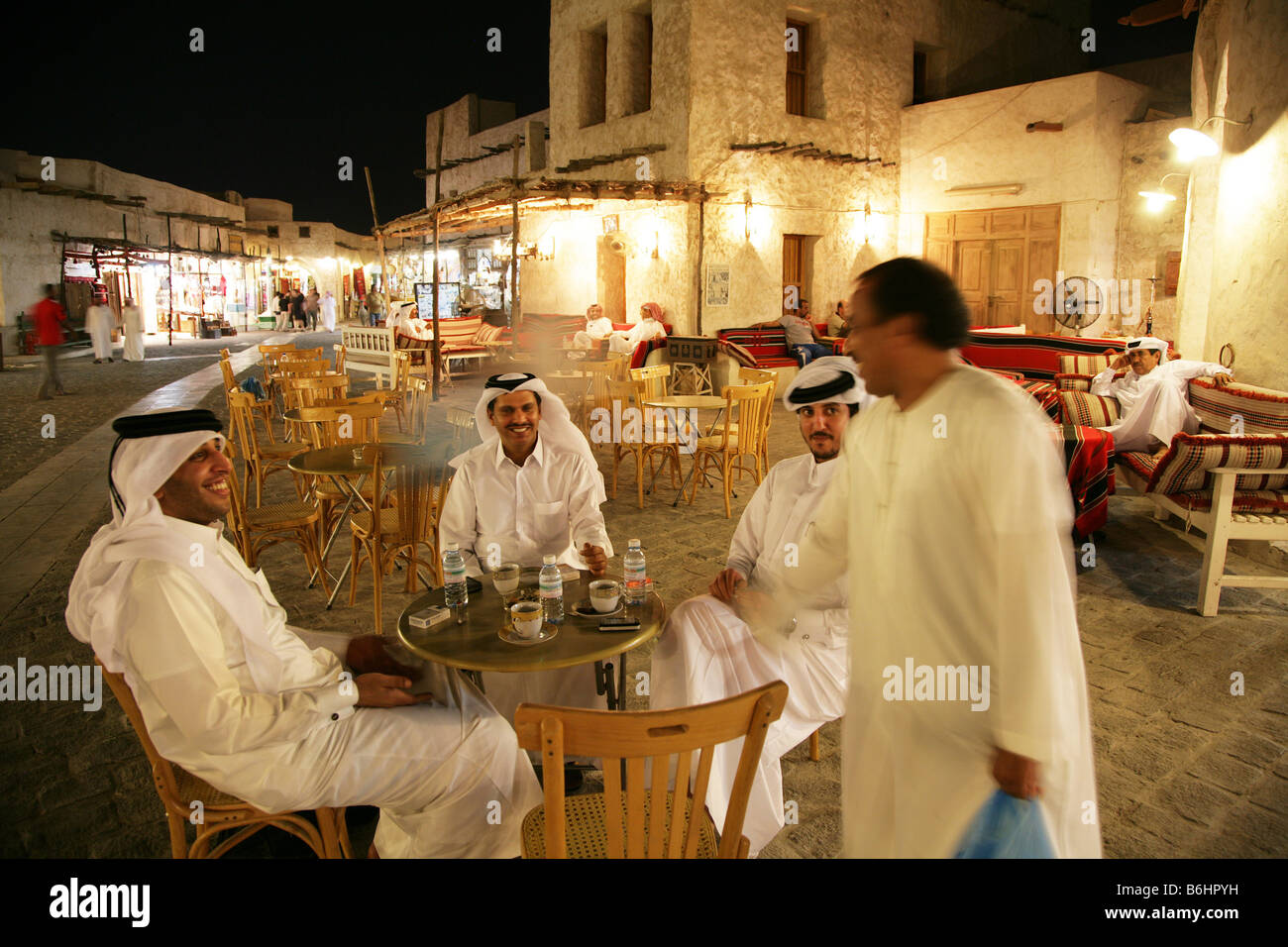 QAT, Qatar: Doha, Souq al Waqif, the oldest bazaar in Qatar Stock Photo ...