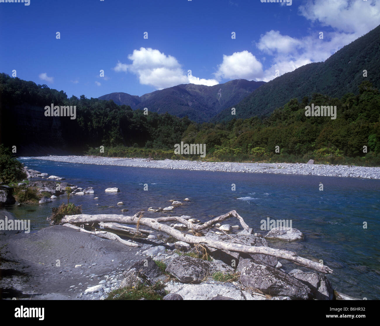 Mount Rolleston and the Taipo River in Arthur's Pass National Park part ...