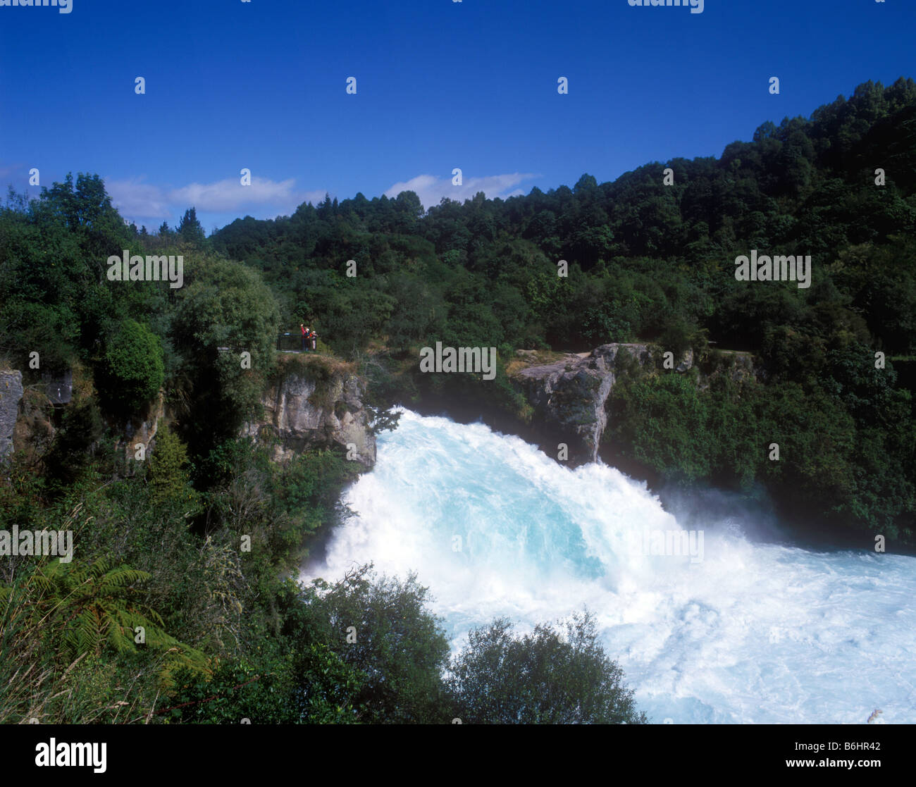 Rushing waterfall huka falls hi-res stock photography and images - Alamy