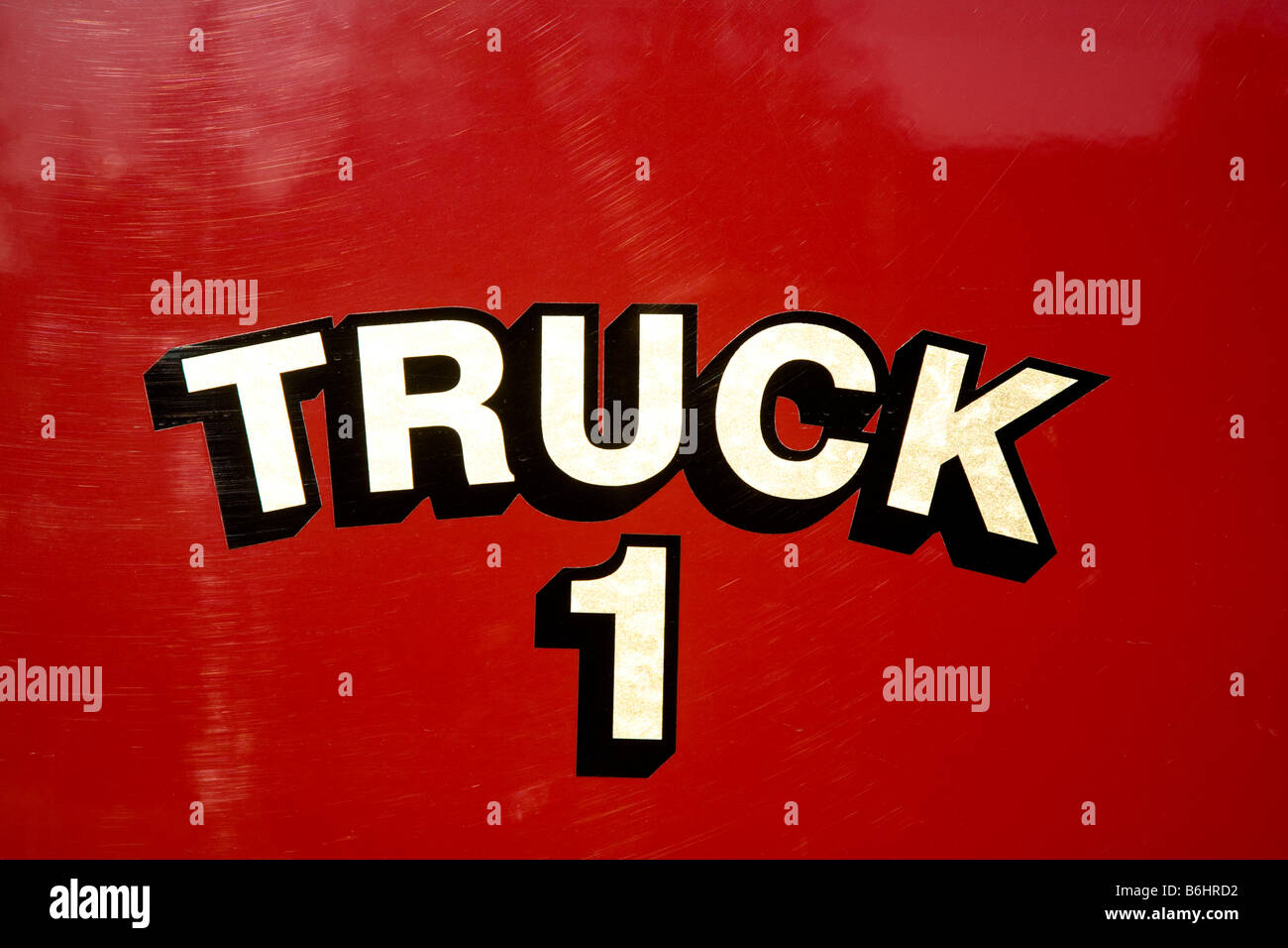 Fire rescue sign on truck hi-res stock photography and images - Alamy