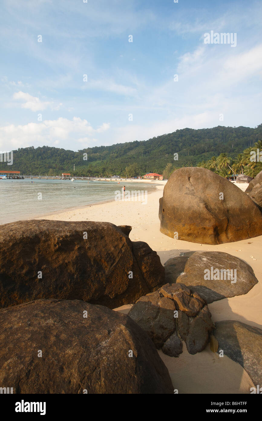 Beach At Kampung Salang, Pulau Tioman, Malaysia Stock Photo - Alamy