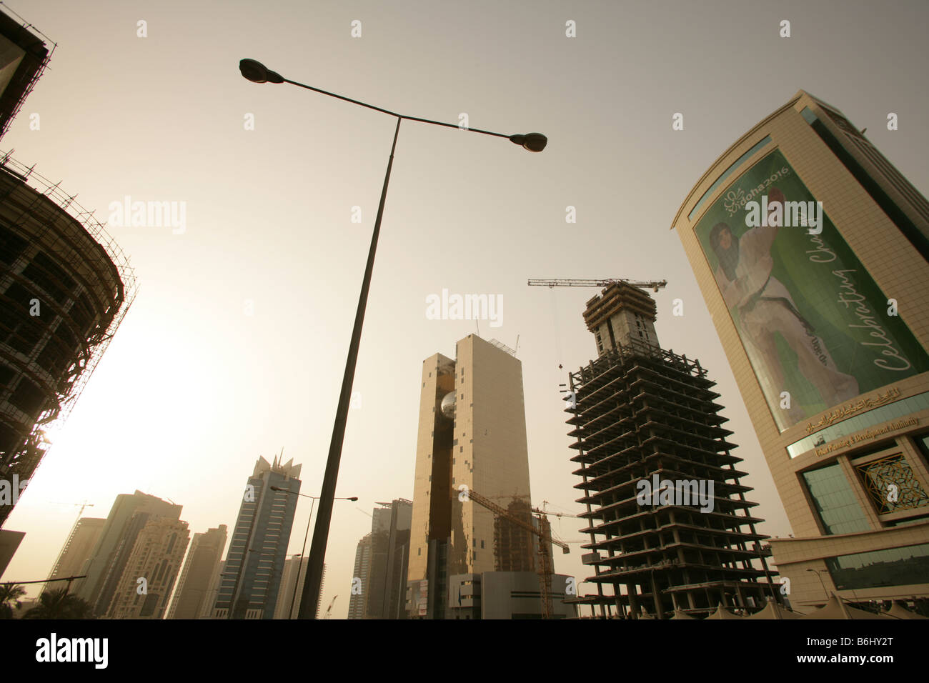 High-rise buildings in Doha, Qatar Stock Photo - Alamy