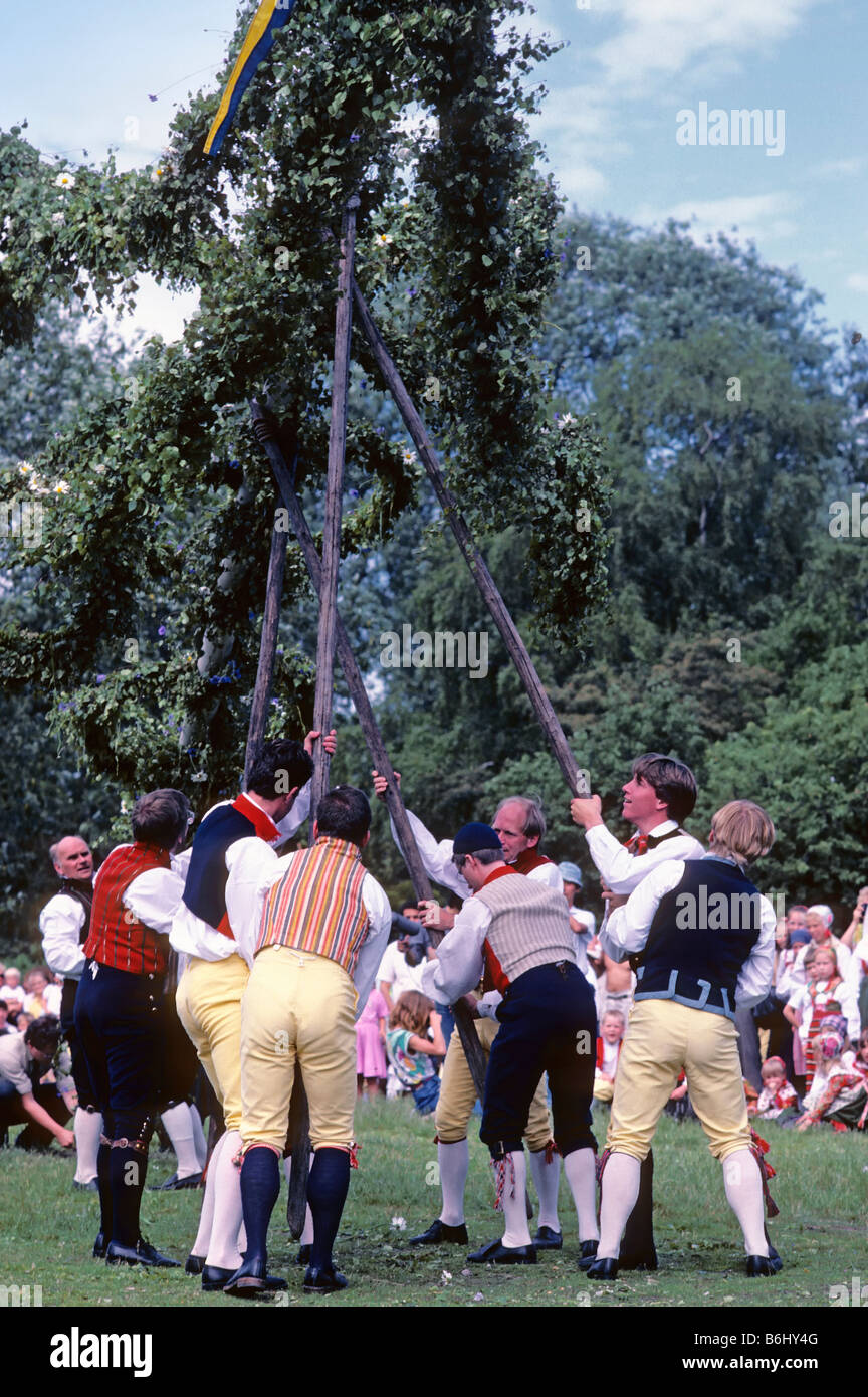 Midsummer sweden celebration hi-res stock photography and images - Alamy