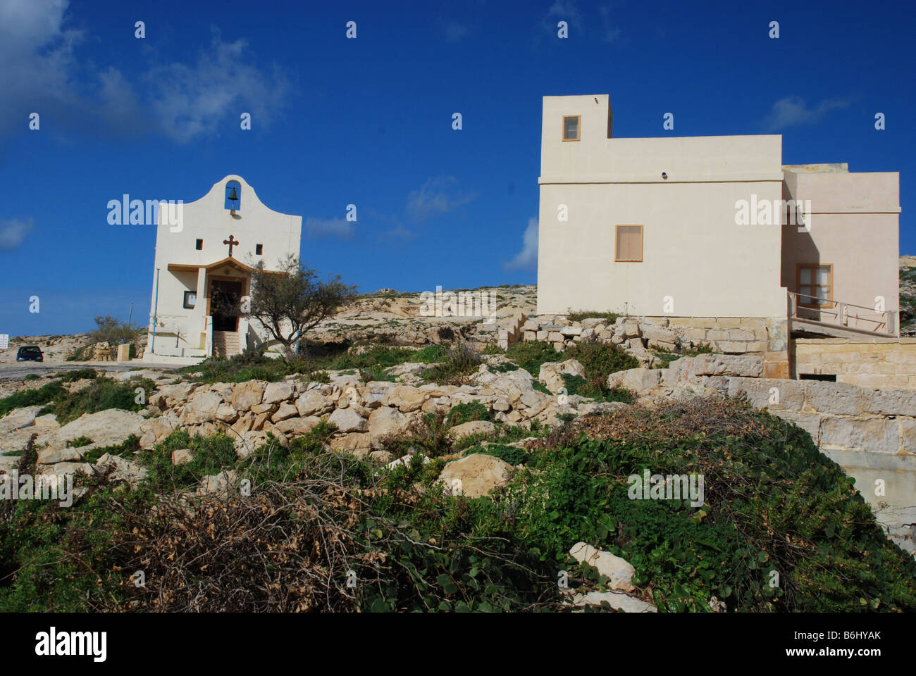 Chapel on the Maltese Island of Gozo Stock Photo - Alamy