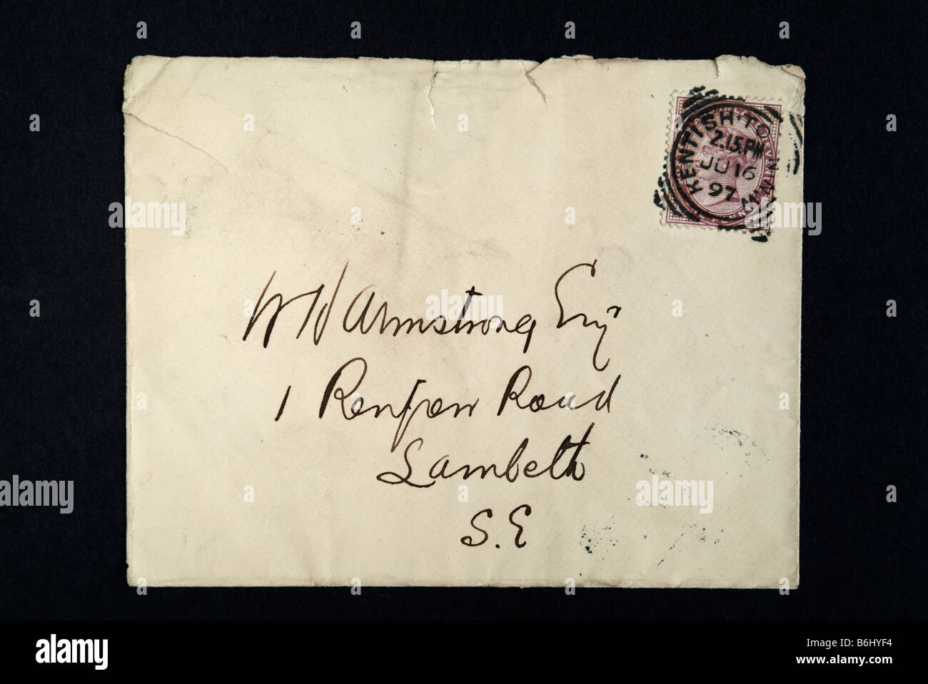 Penny black envelope hi-res stock photography and images - Alamy