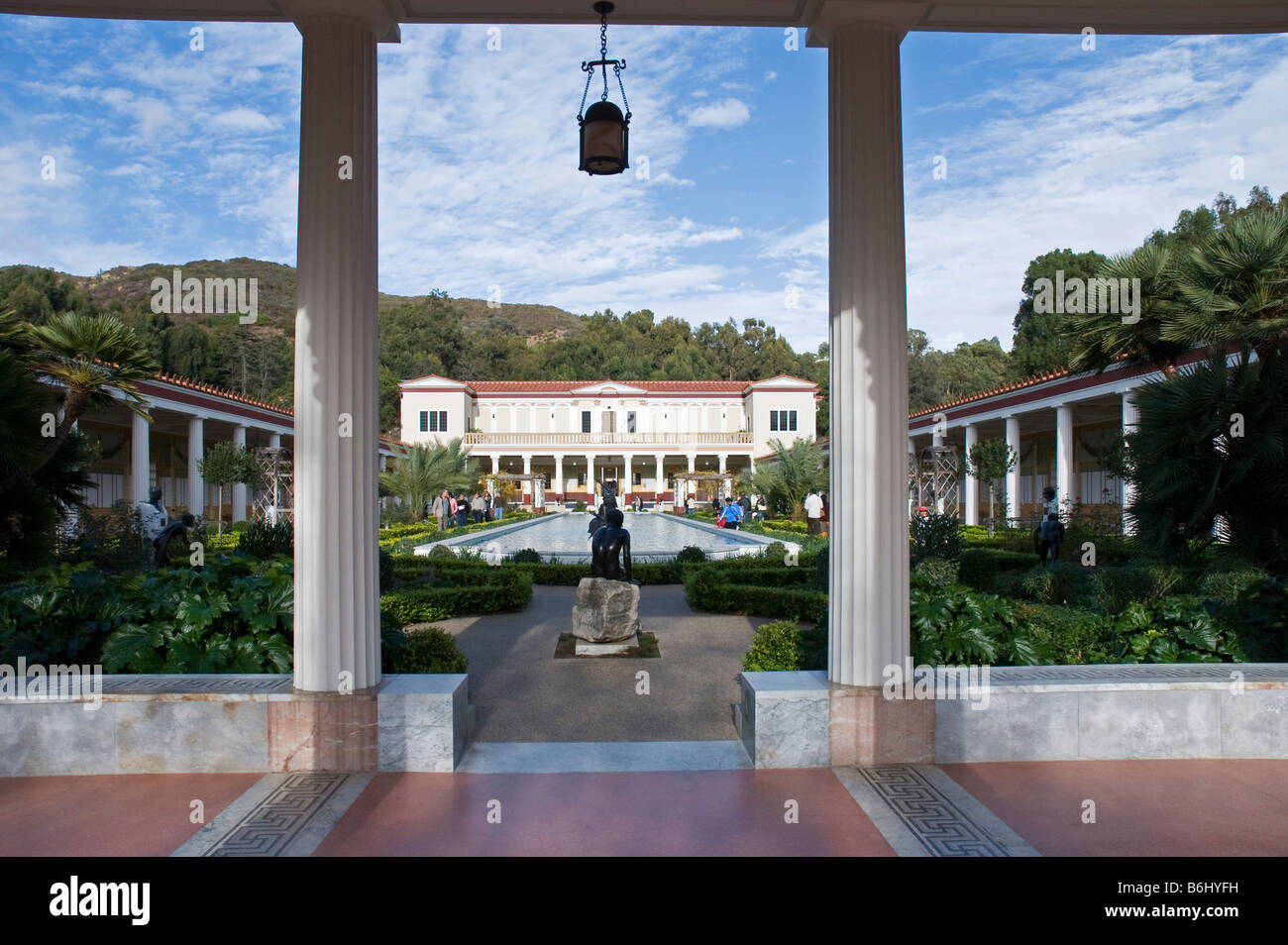 Replica of peristyle columns hi-res stock photography and images - Alamy