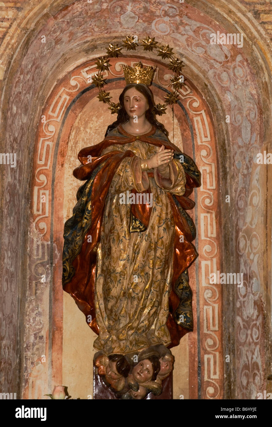 Statue of Santa Maria Saint Mary Housed in the Monastery that is ...