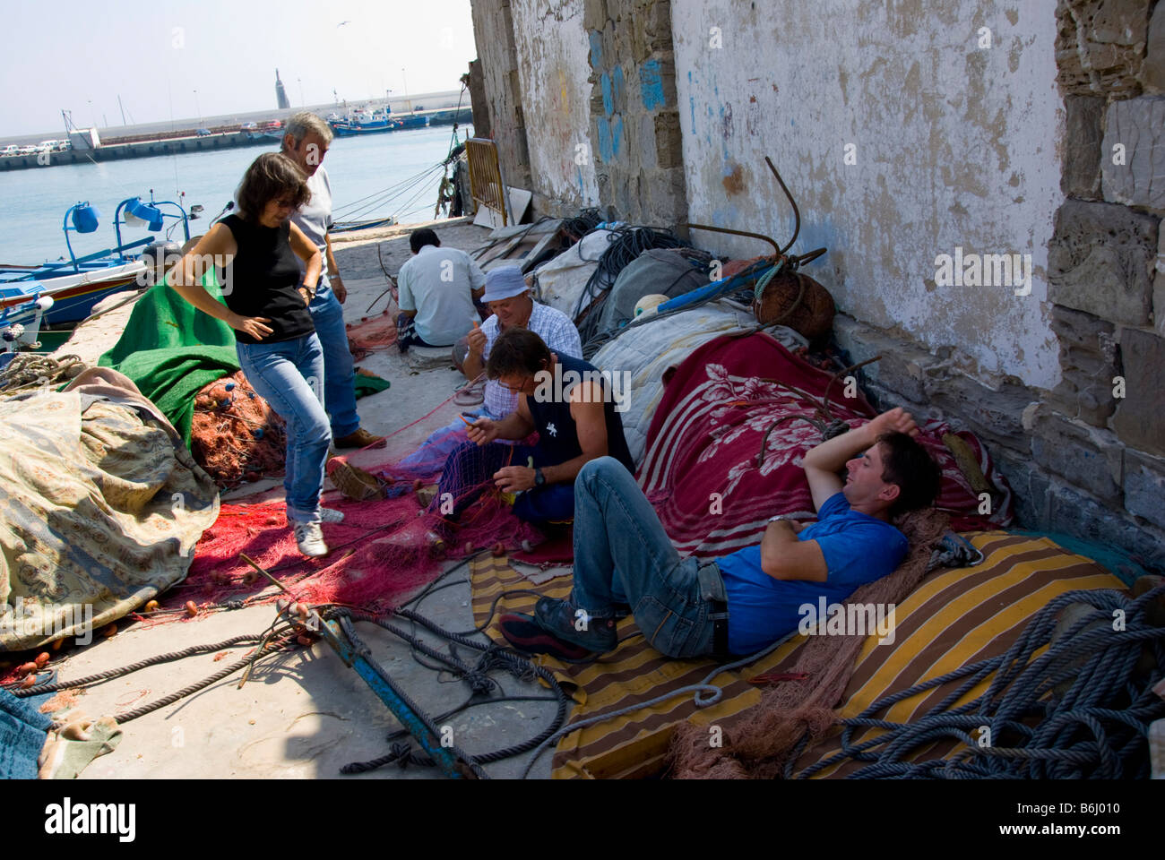 Fishing port tarifa spain hi-res stock photography and images - Alamy