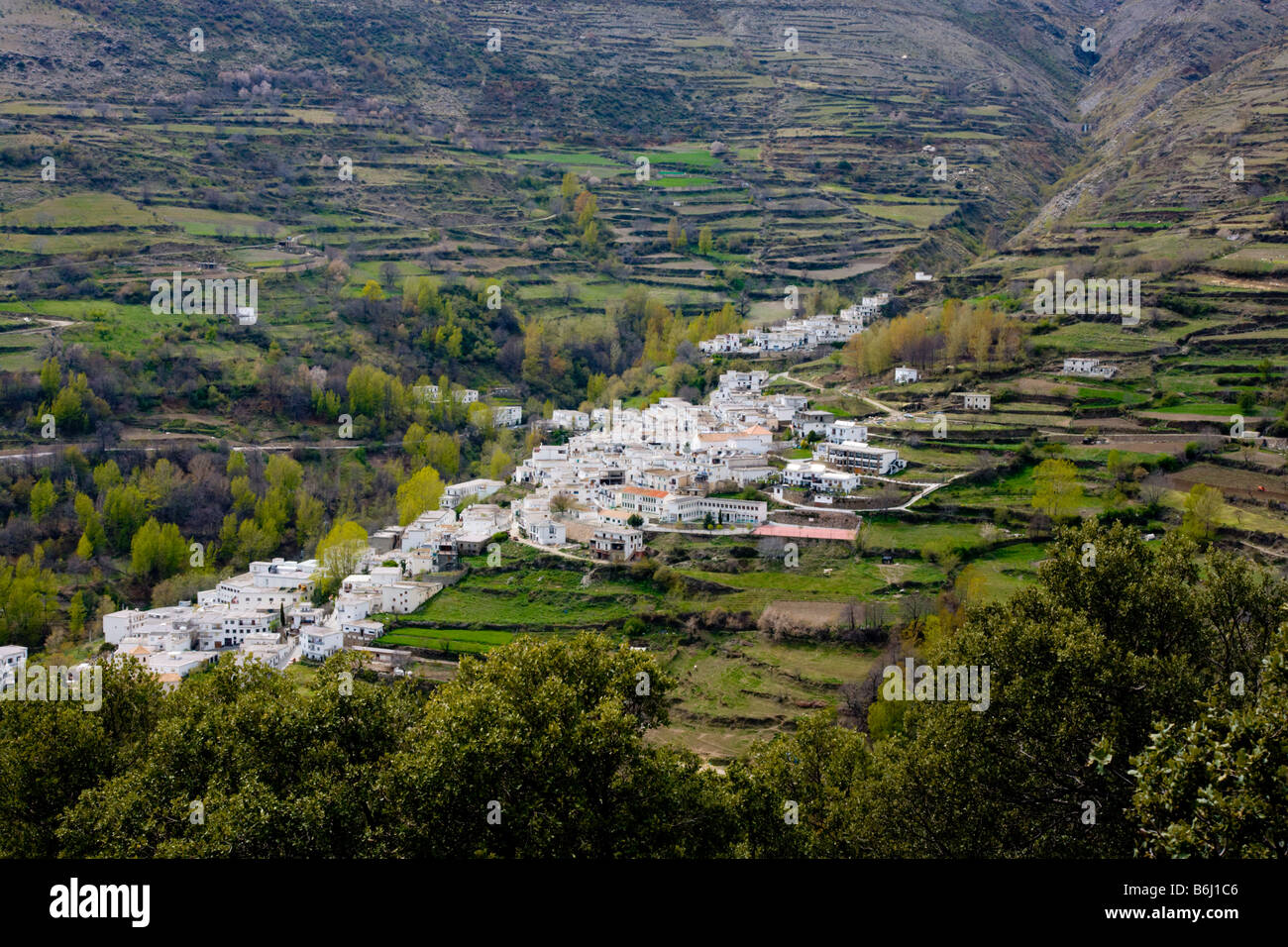 Europe Spain Andalucia Sierra Nevada Trevelez spring 2007 Stock Photo ...