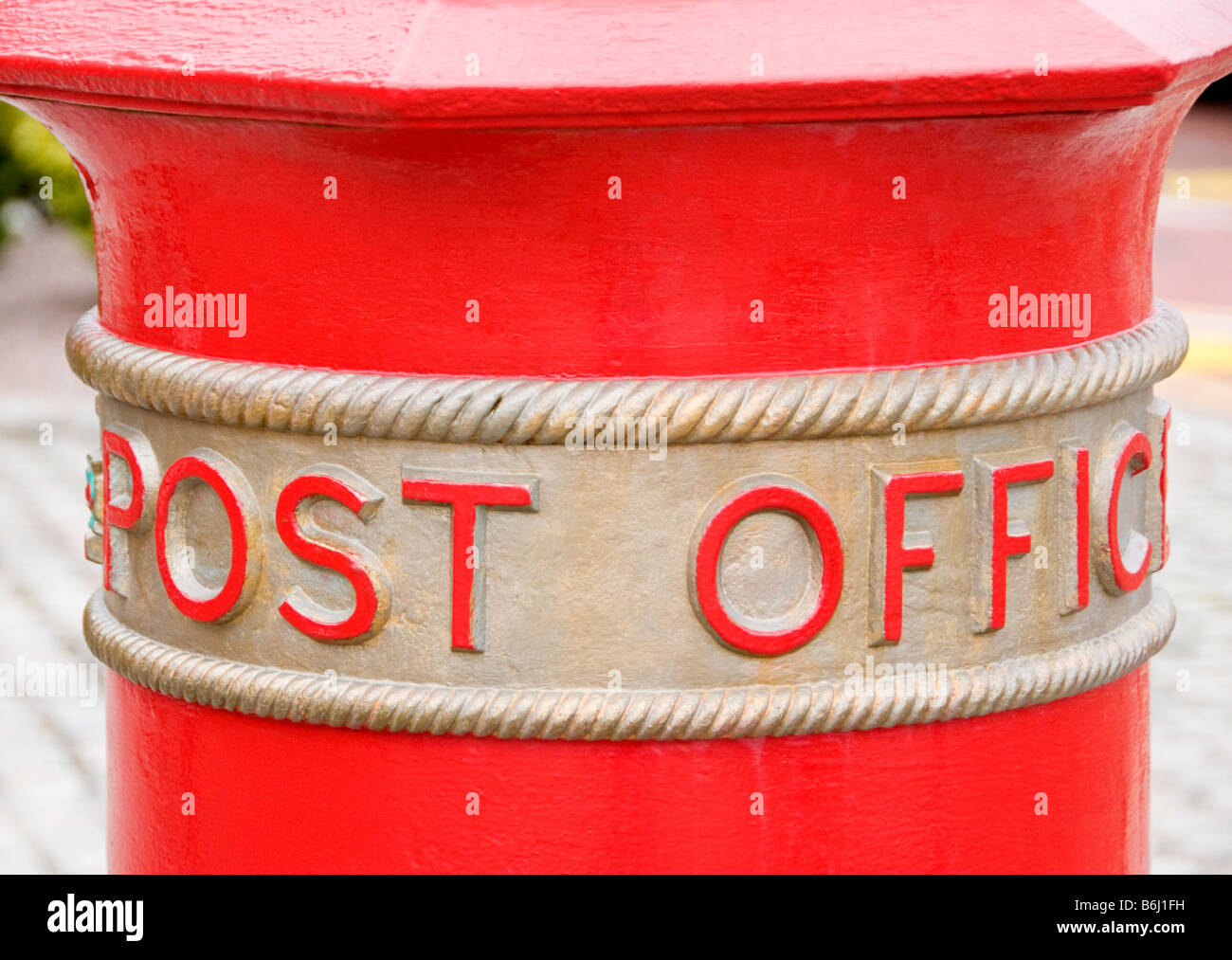 Old Post Box in Albert Dock, Liverpool, Merseyside, UK Stock Photo - Alamy