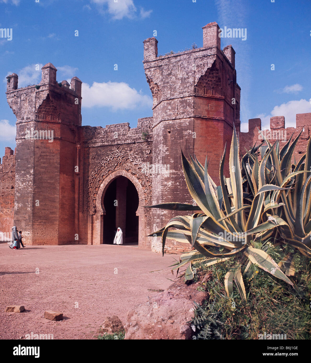 Gateway Chellah Rabat Morocco Stock Photo - Alamy
