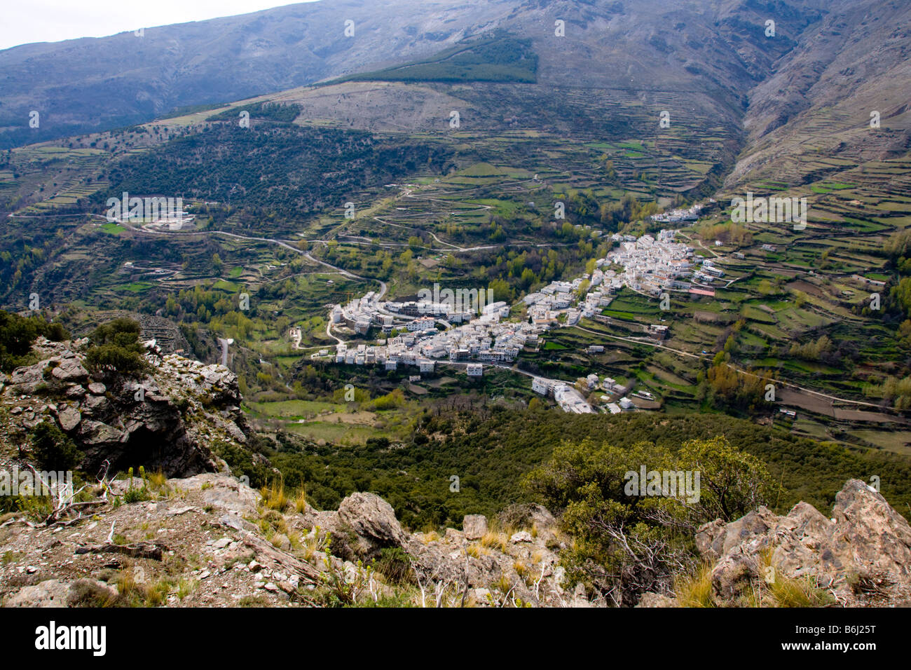 Europe Spain Andalucia Sierra Nevada Trevelez spring 2007 Stock Photo ...