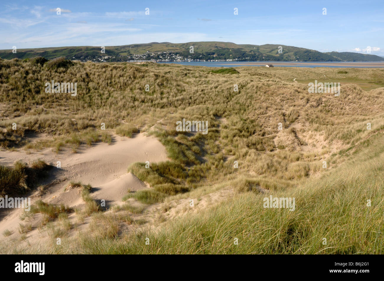 Ynyslas dunes National Nature Reserve Ceredigion Wales UK Europe Stock ...