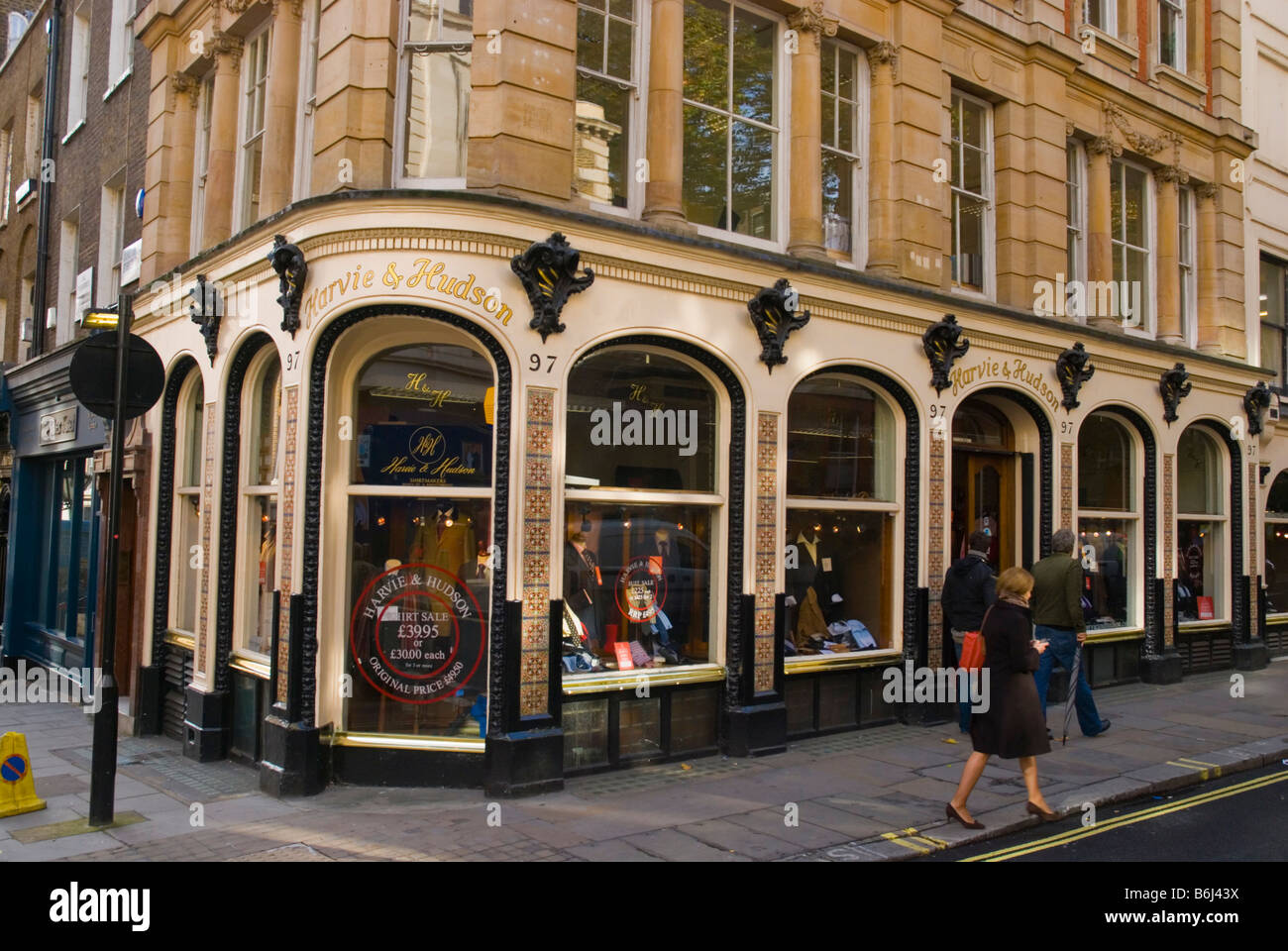 Jermyn street in St James in London England UK Stock Photo - Alamy