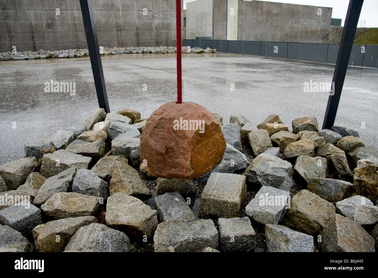quarry stone memorial at mathausen concentration camp in austria Stock ...