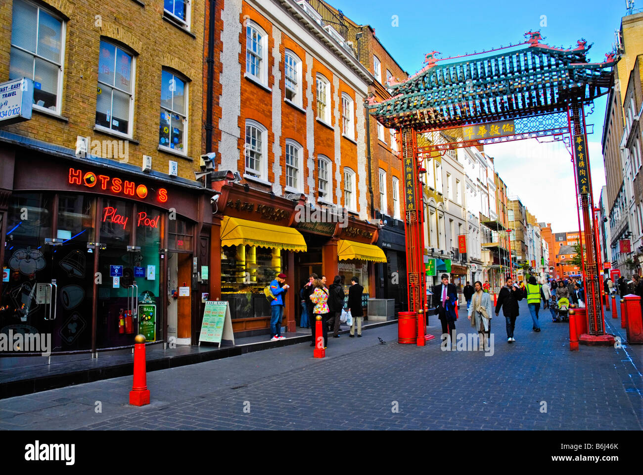 Chinatown Gerrard Street London High Resolution Stock Photography and ...