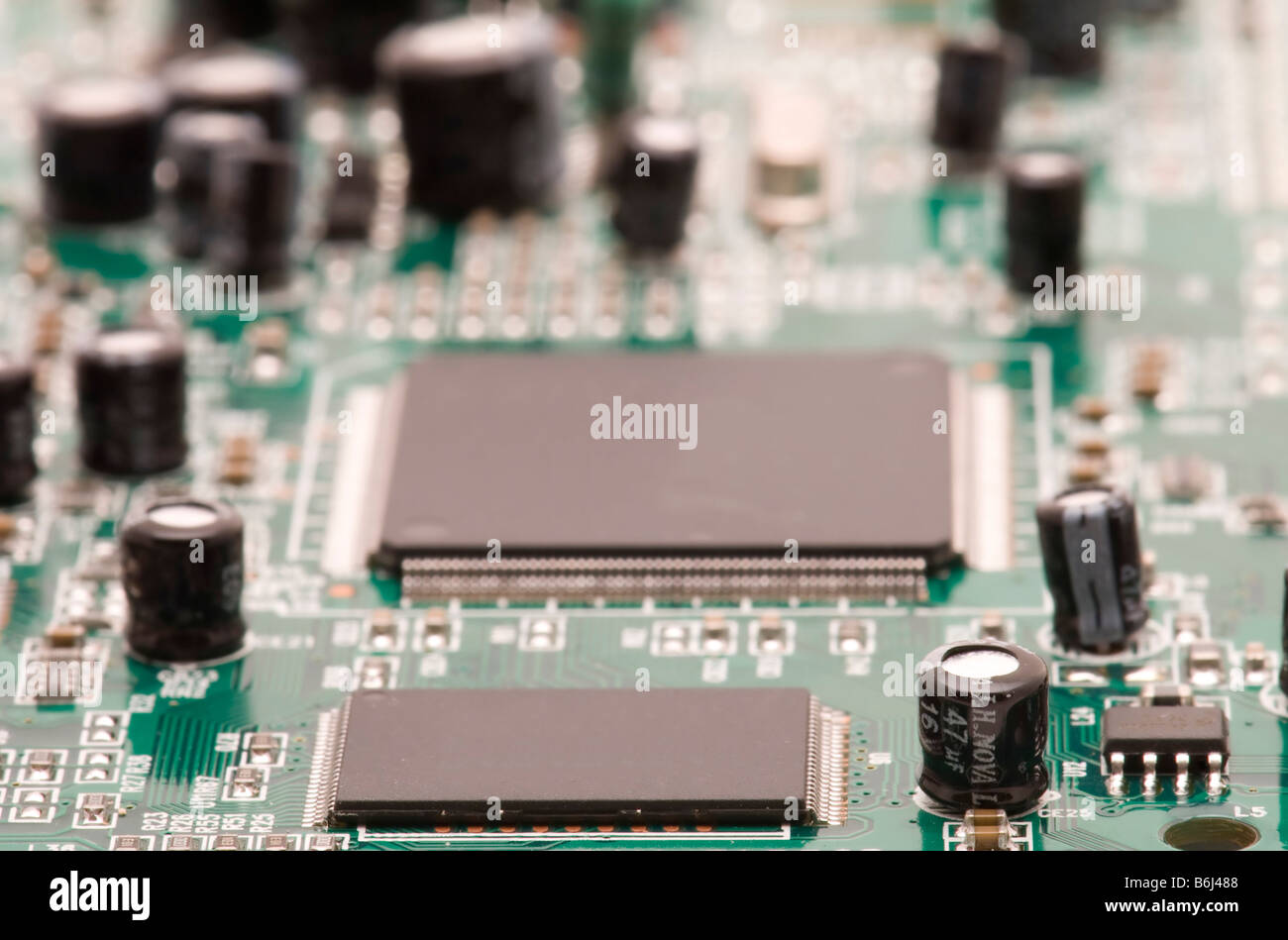 object on white printed wiring closeup Stock Photo - Alamy