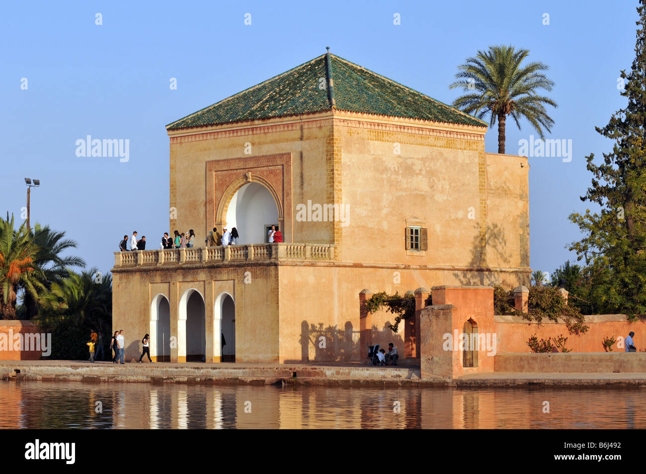 La Menara Gardens Marrakesh Morocco Stock Photo - Alamy