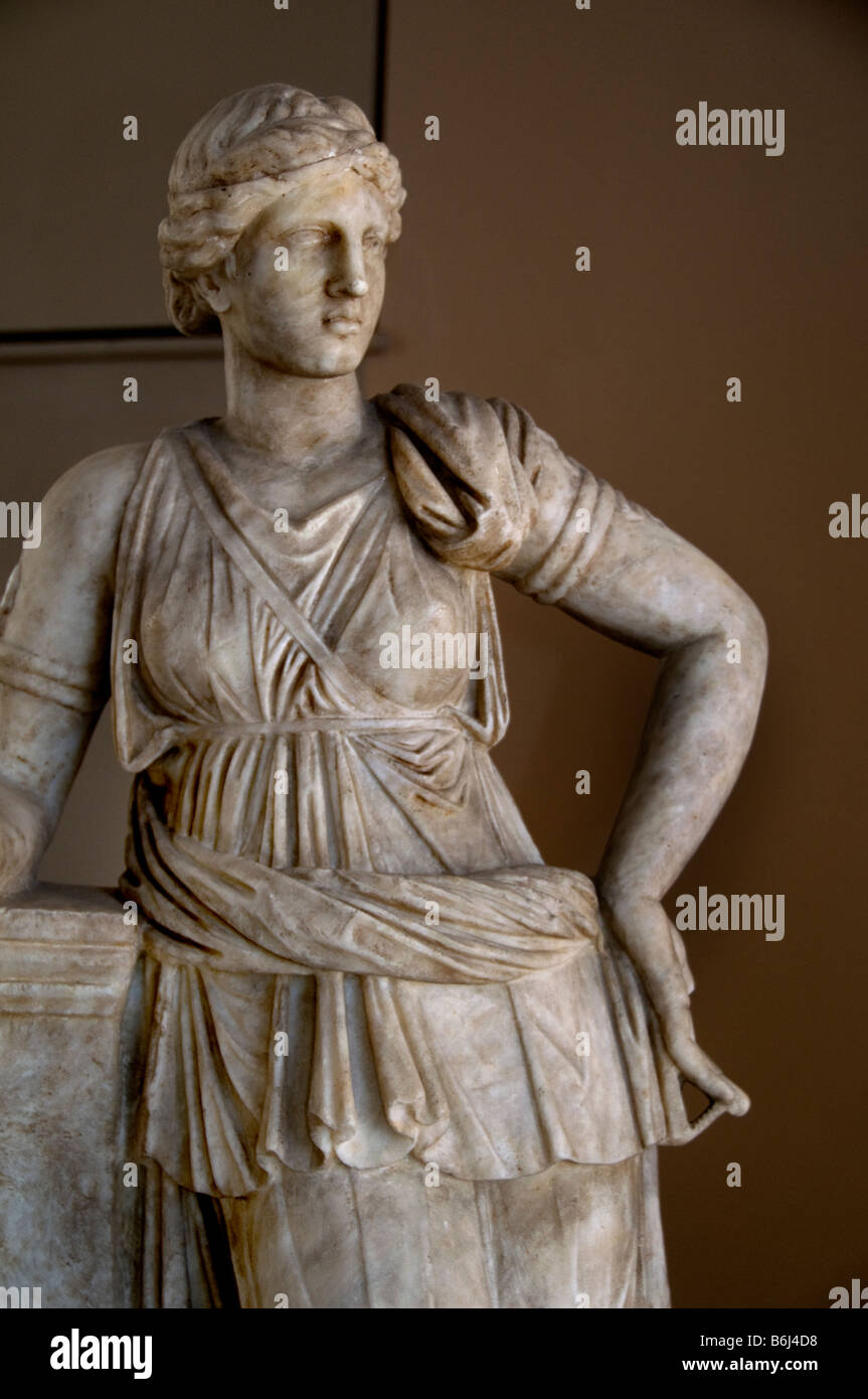 Artemis goddess of the moon forest and hunting marble Mytilene Lesbos ...