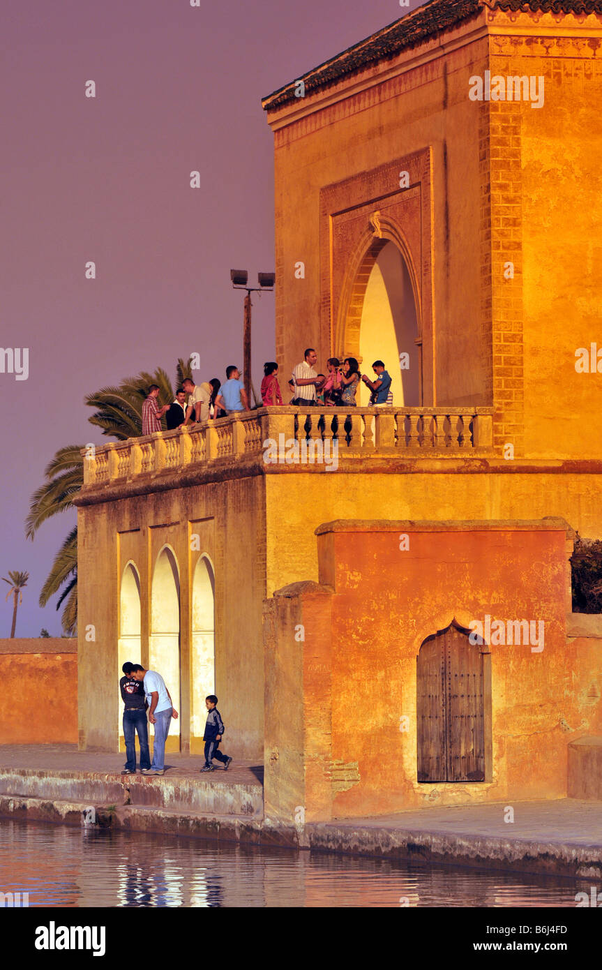 La Menara Gardens Marrakesh Morocco Stock Photo - Alamy