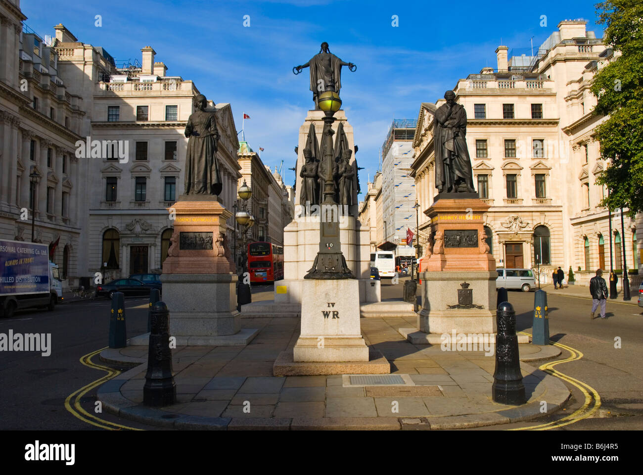 Crimean Guards memorial and statue of Florence Nightingale by John Bell ...