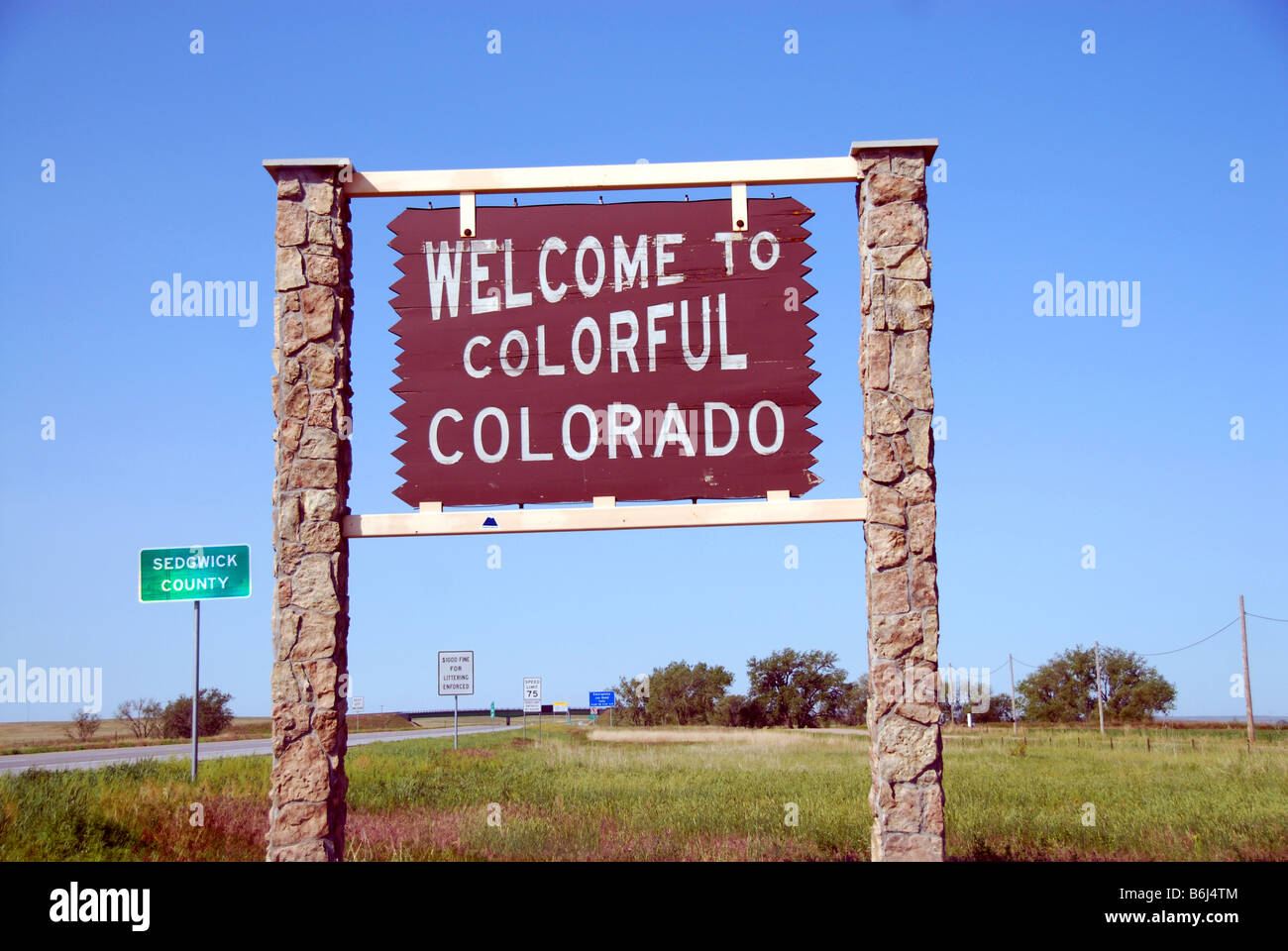 Welcome to Colorful Colorado Stock Photo - Alamy