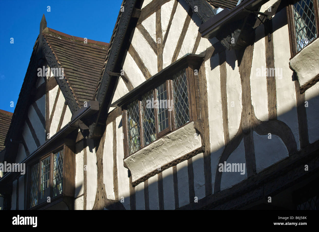 Old half timbered buildings in York Stock Photo - Alamy
