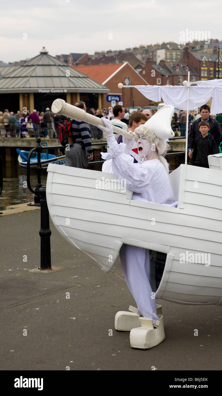Street Performers Whitby Yorkshire England Stock Photo - Alamy