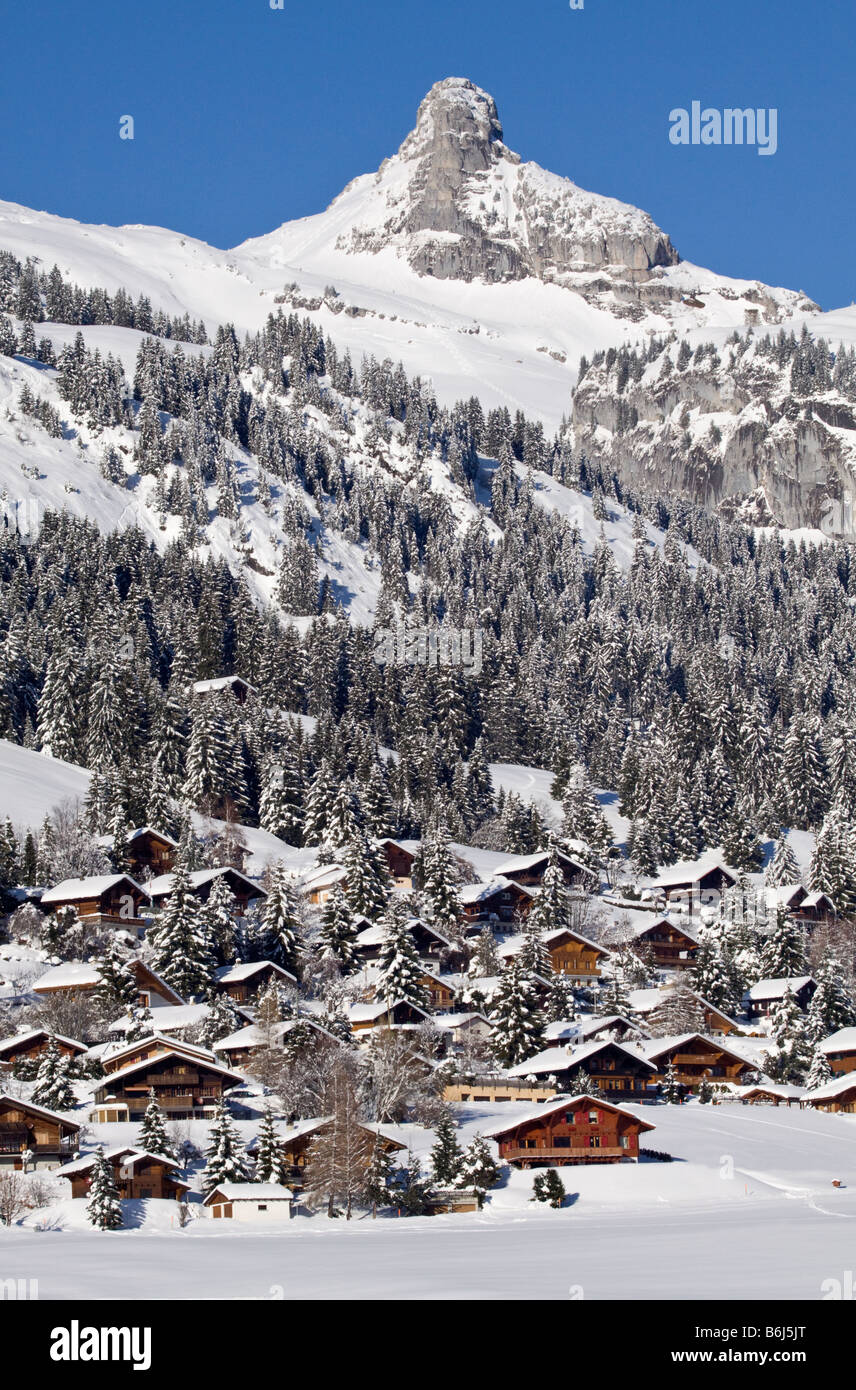 Leysin village hi-res stock photography and images - Alamy