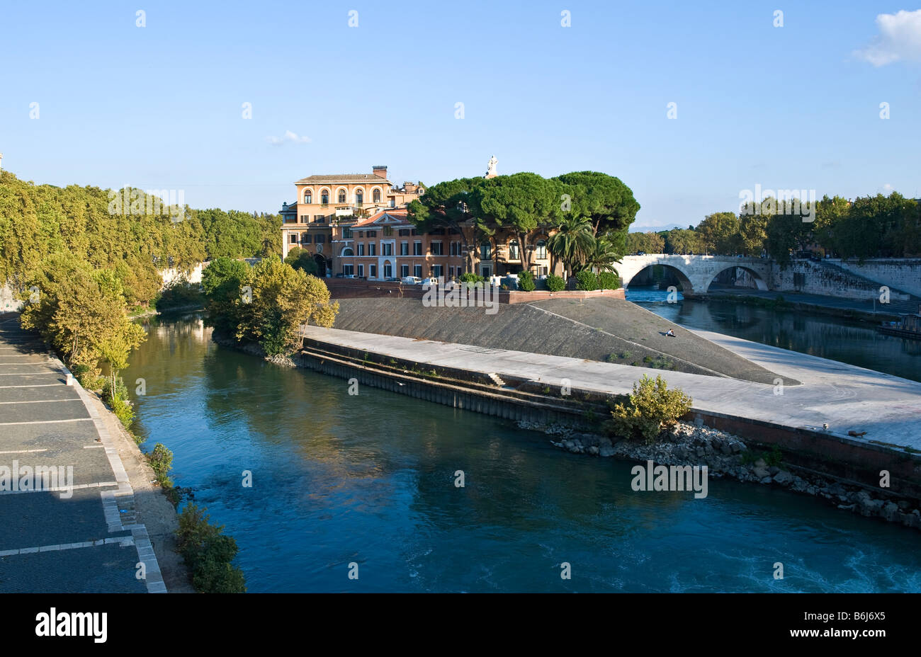 Rome the Isola Tiberina Stock Photo - Alamy