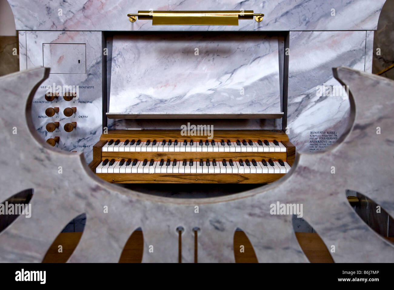 The choir organ in Trinitatis church in Copenhagen Stock Photo - Alamy