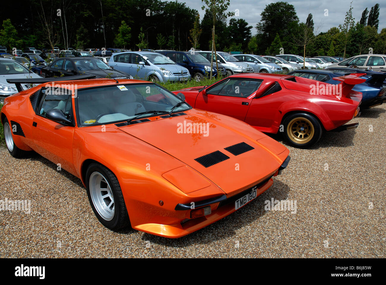 De Tomaso Panthera old car in France Stock Photo - Alamy
