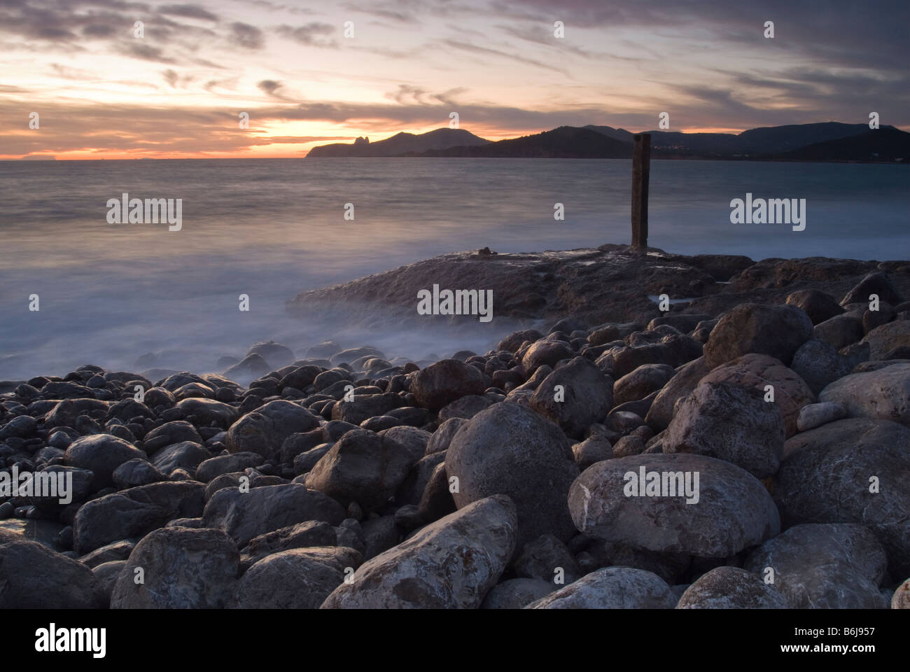 Ibiza beach sunset hi-res stock photography and images - Alamy