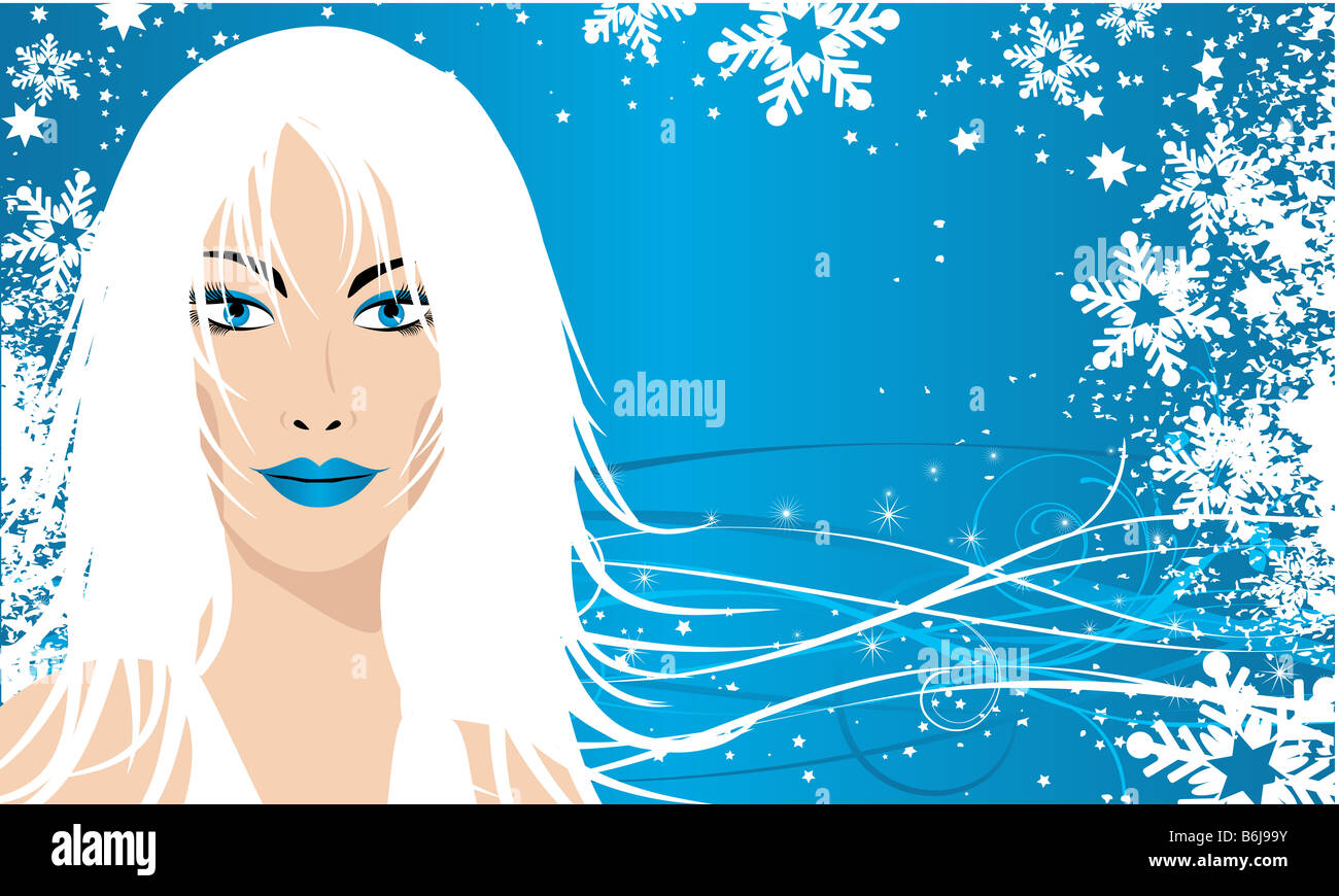 The snow queen illustration hi-res stock photography and images - Alamy
