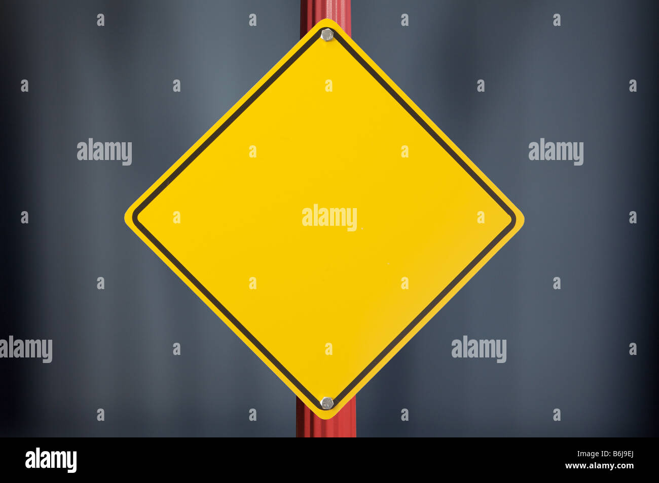 blank warning sign Stock Photo - Alamy