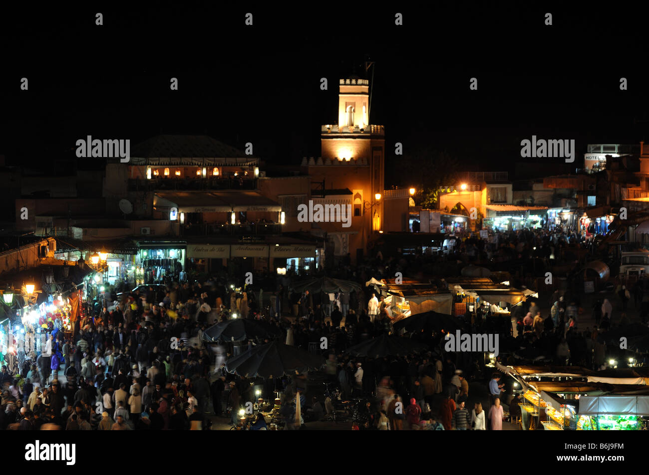 Marrakech night market hi-res stock photography and images - Alamy