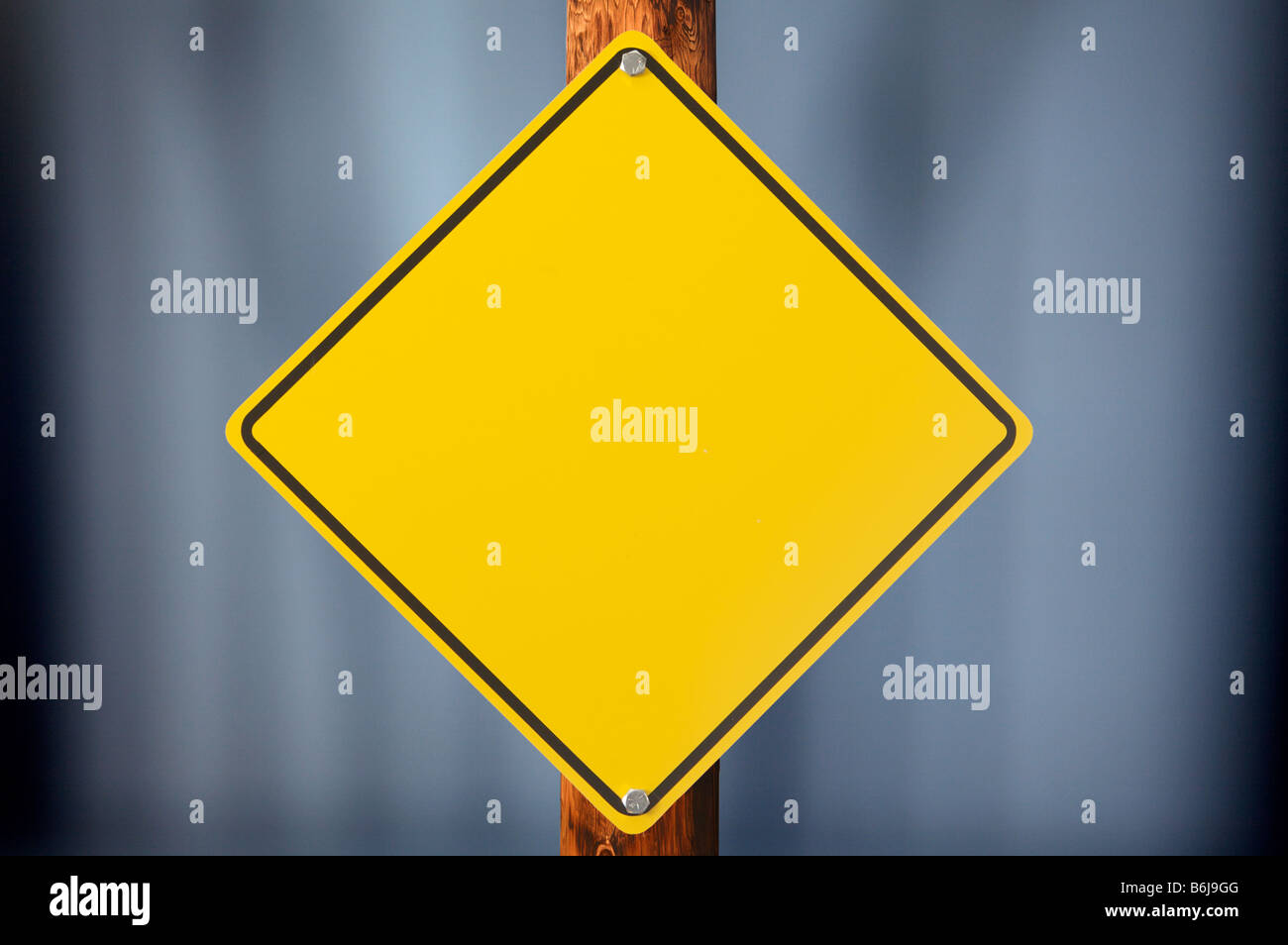 blank warning sign Stock Photo - Alamy
