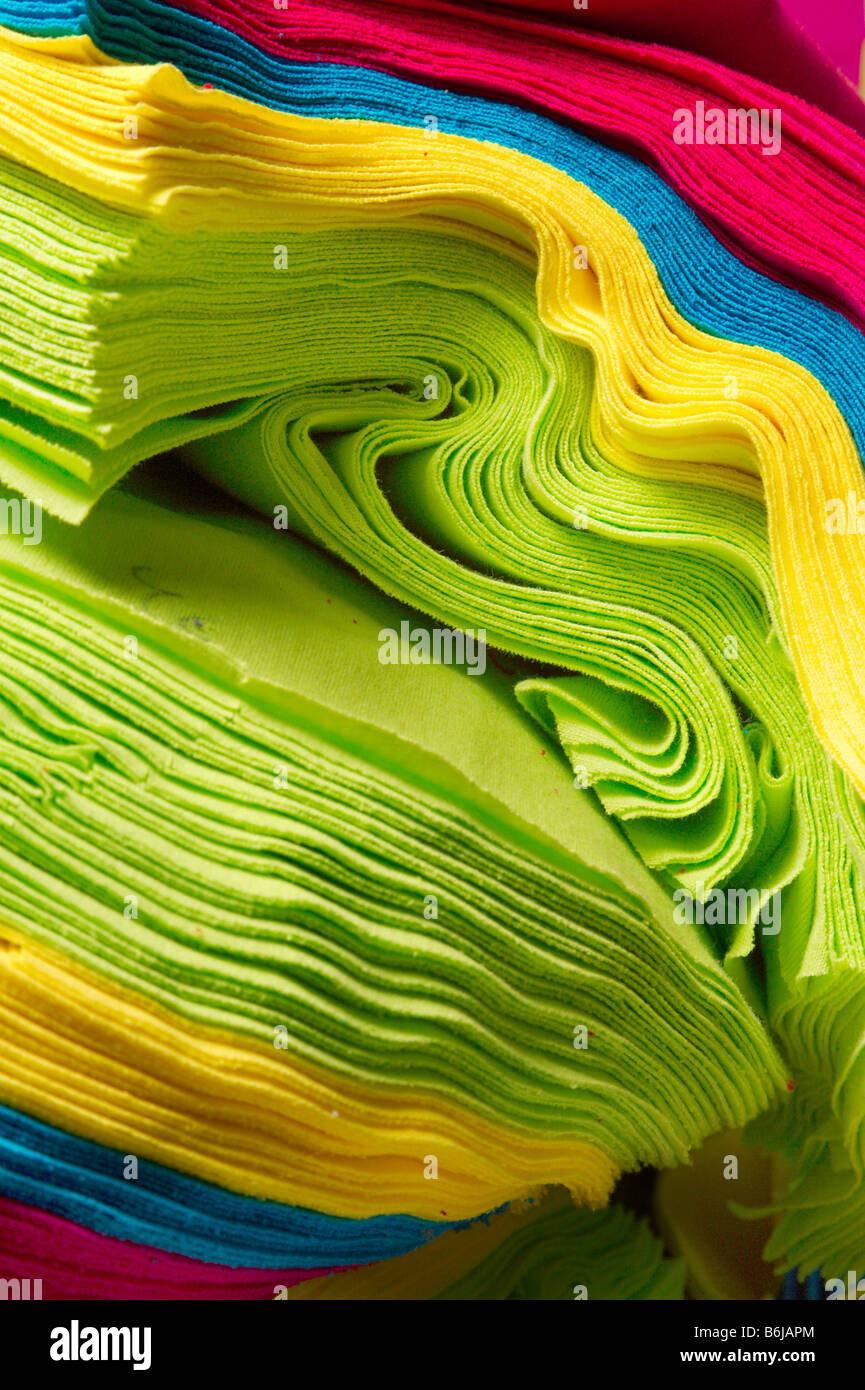 Stocks of a fabric are necessary for manufacture of a garment factory ...