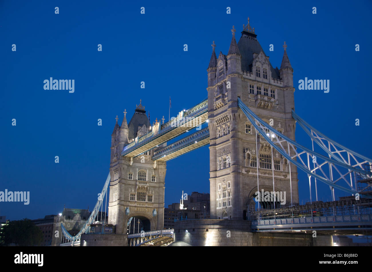 Tower Bridge at dusk Stock Photo - Alamy