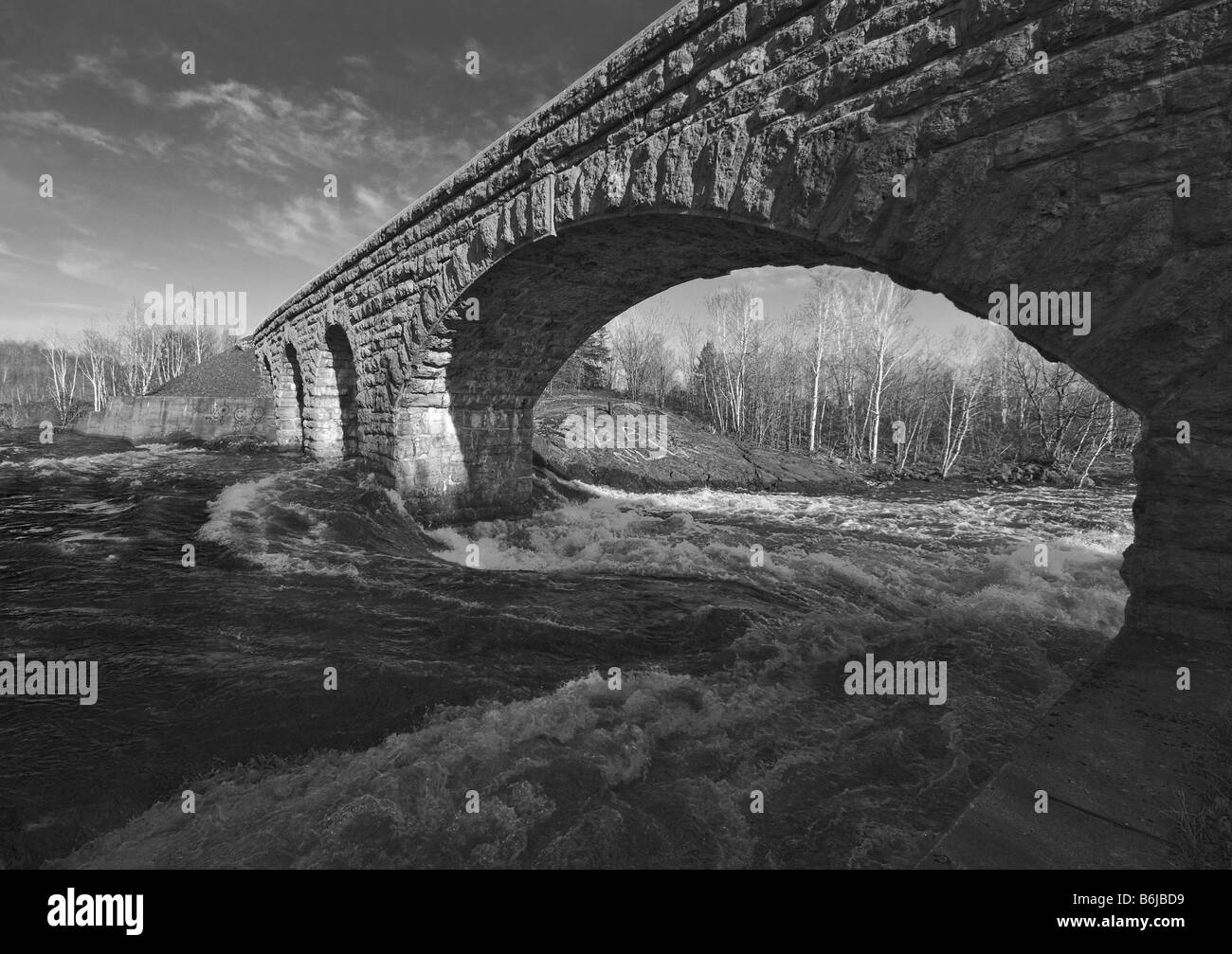 A beautiful stone railway bridge built in the eighteen hundreds and ...