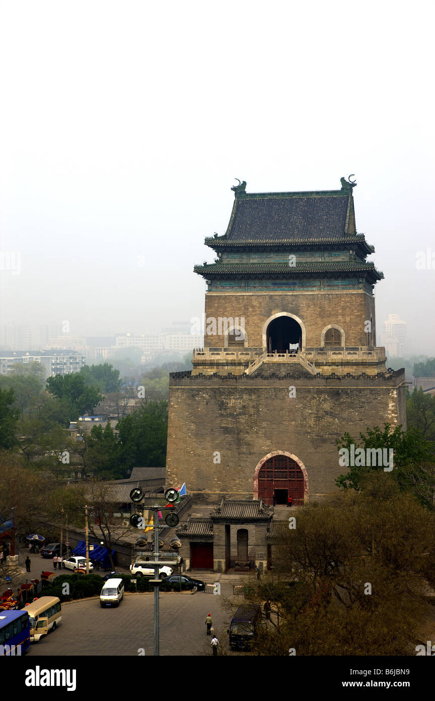 Bell tower beijing china asia hi-res stock photography and images - Alamy