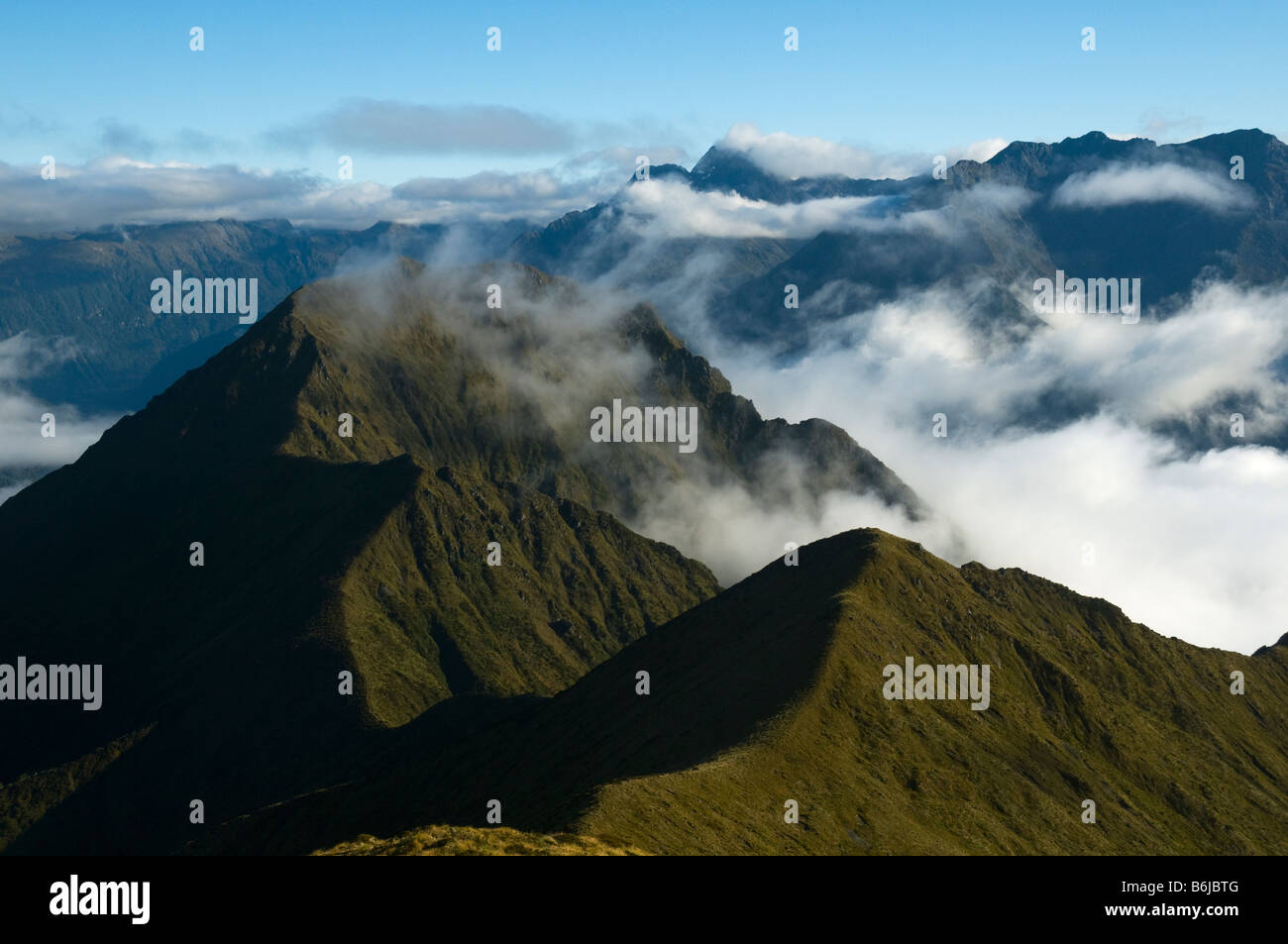 Forward Peak and the Murchison Mountains, from the Kepler Track, South ...