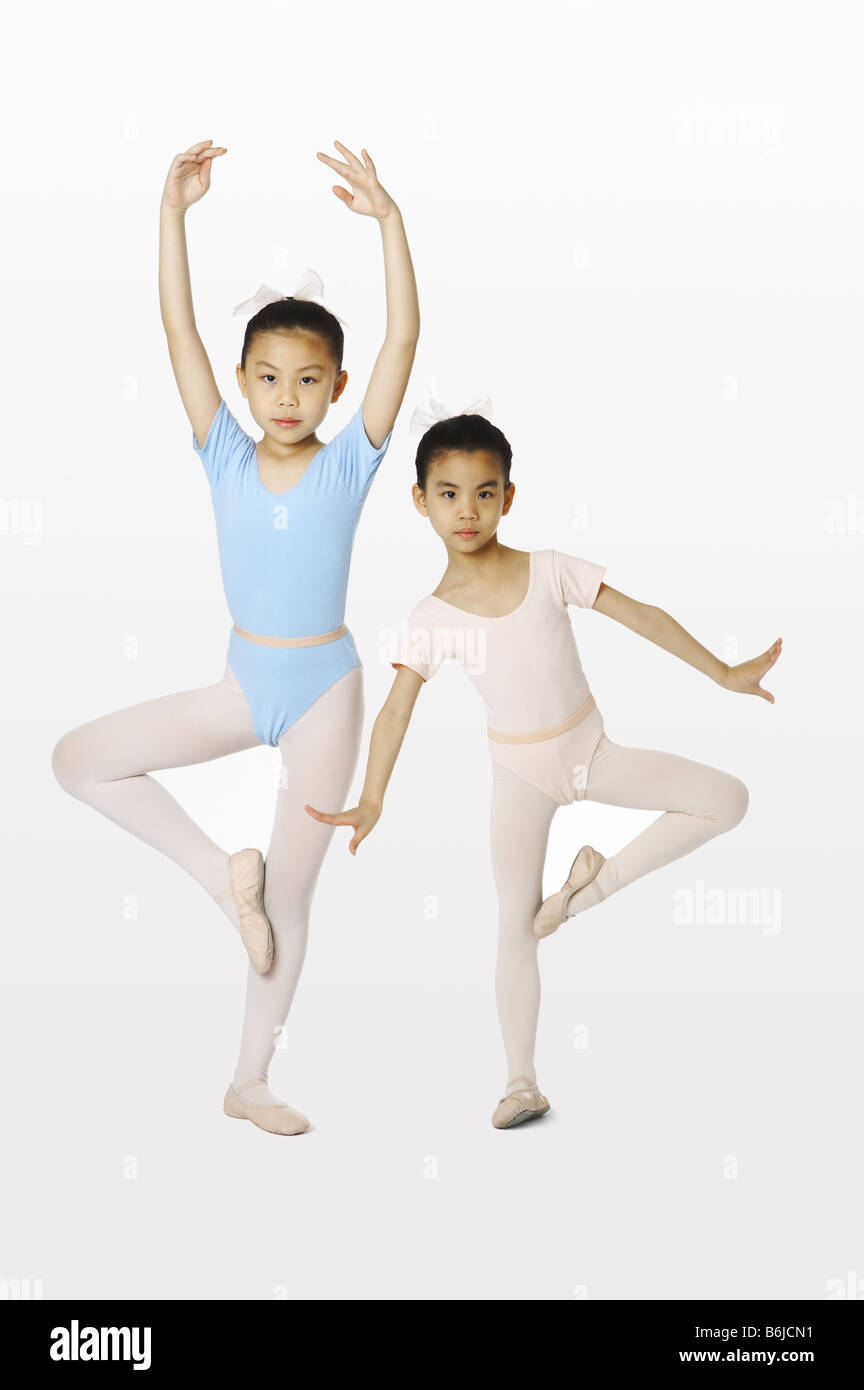 Girls in rhythm dancing ballet Stock Photo - Alamy