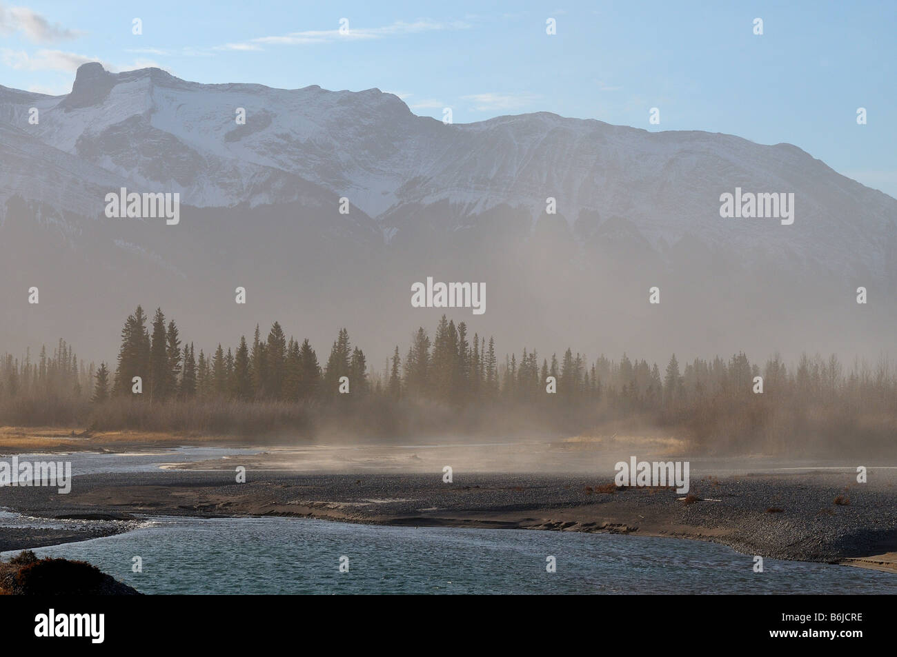 Landscape on athabasca river hi-res stock photography and images - Alamy