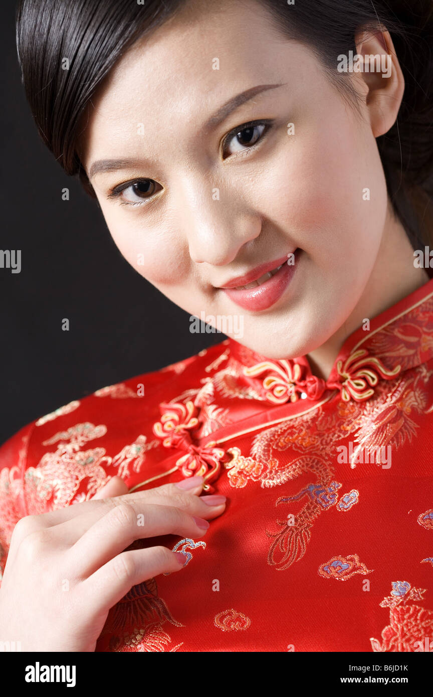 Cheongsam face camera hi-res stock photography and images - Alamy