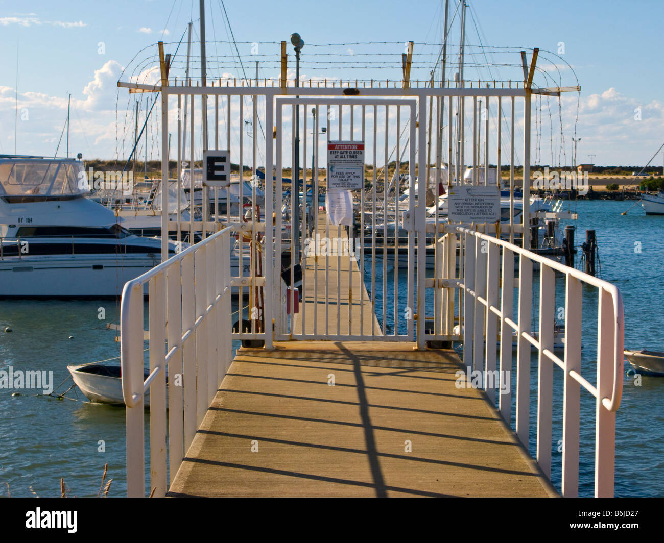 Jetty Gate Bunbury Western Australia WA Stock Photo - Alamy