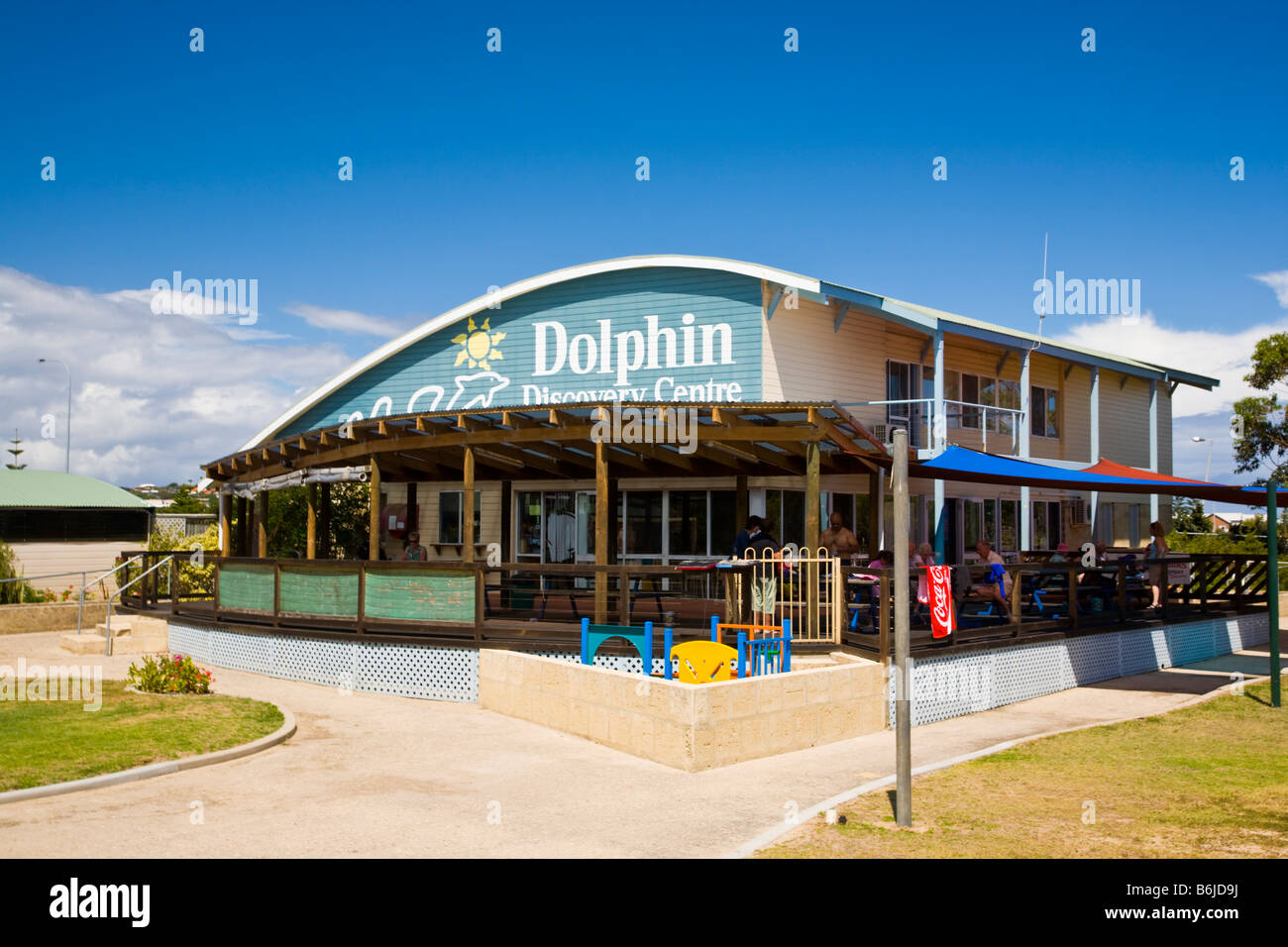 Dolphin Discovery Centre Bunbury Western Australia WA Stock Photo - Alamy