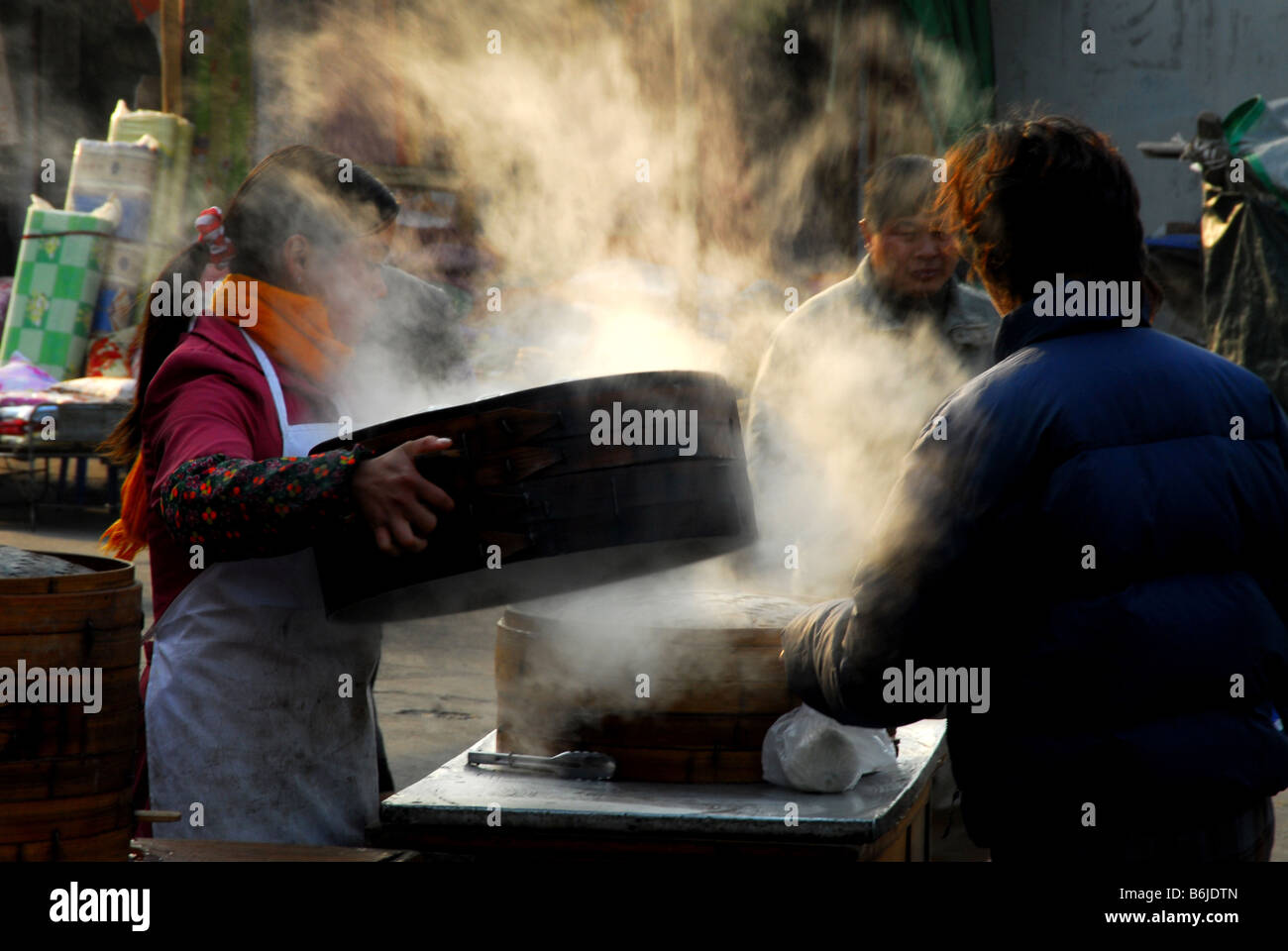 China food morning stall not street hi-res stock photography and images ...