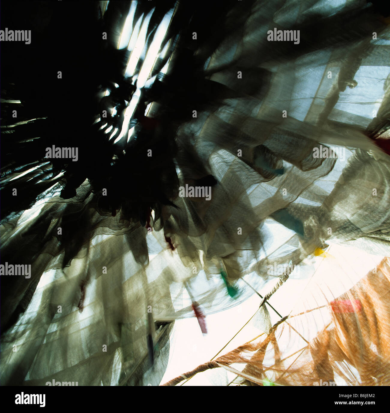 Tibetan bunting hi-res stock photography and images - Alamy
